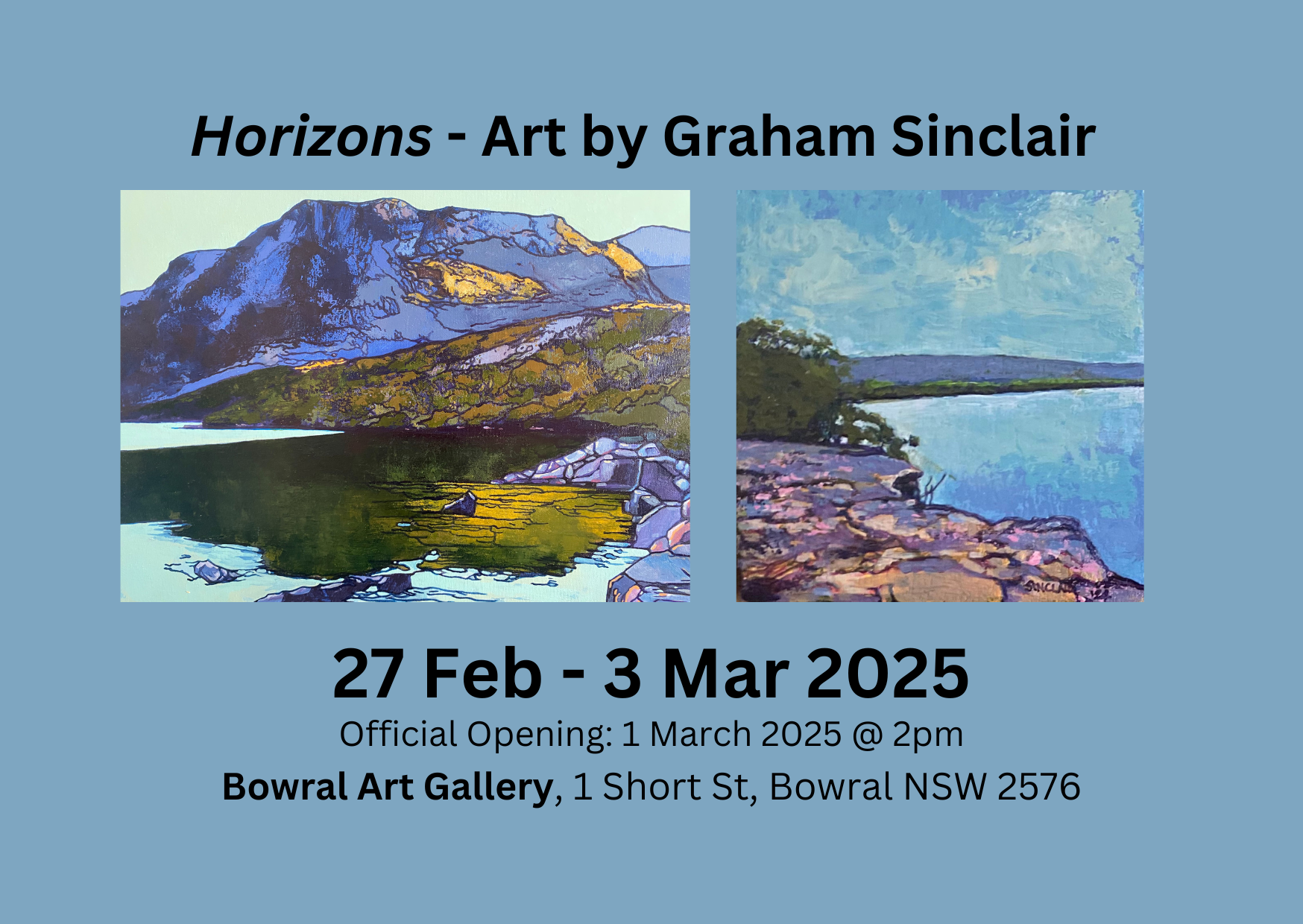 Horizons - Art by Graham Sinclair - Destination Southern Highlands
